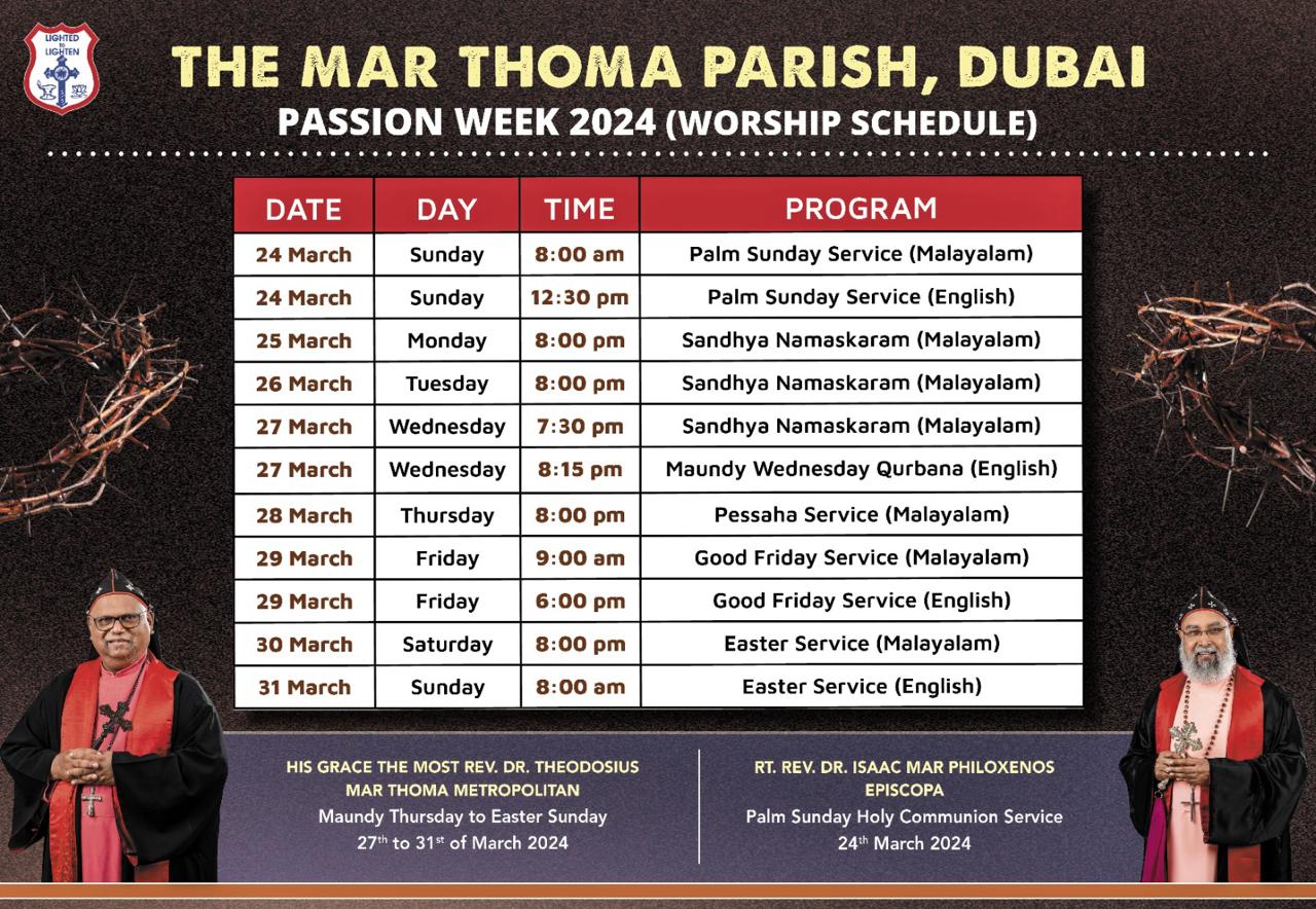 News - Mar Thoma Parish, Dubai